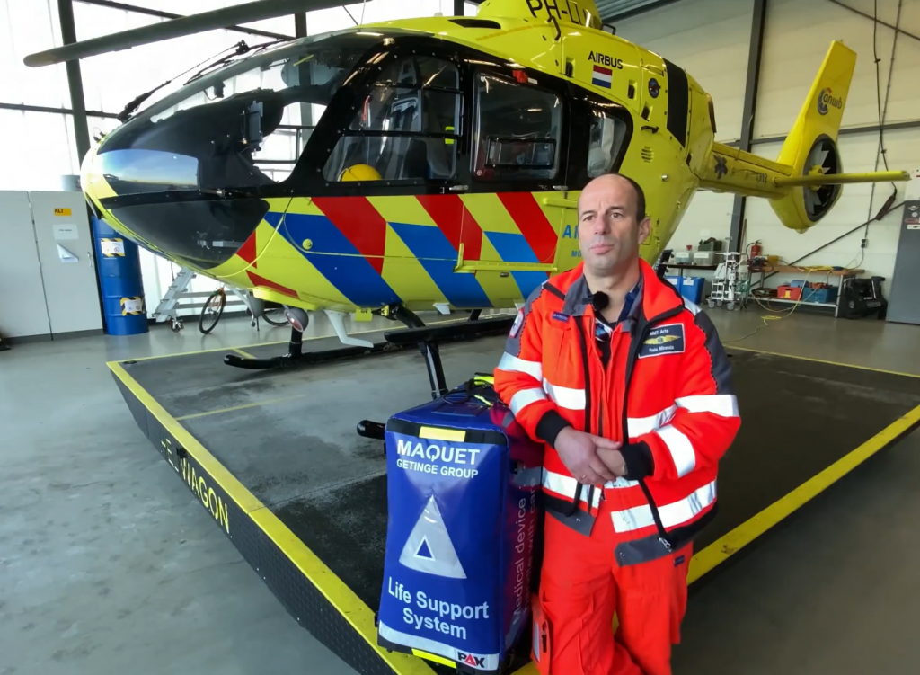 Rotterdamse primeur: hart-longmachine in traumahelikopter moet ...